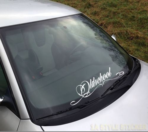 Stemmi auto ADESIVI oldschool CLASSIC CAR Adesivo Oldschool FRONT ...